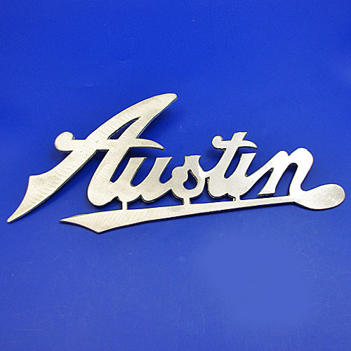 Austin.sign: Austin script aluminium name plate - Signs and Transfers ...
