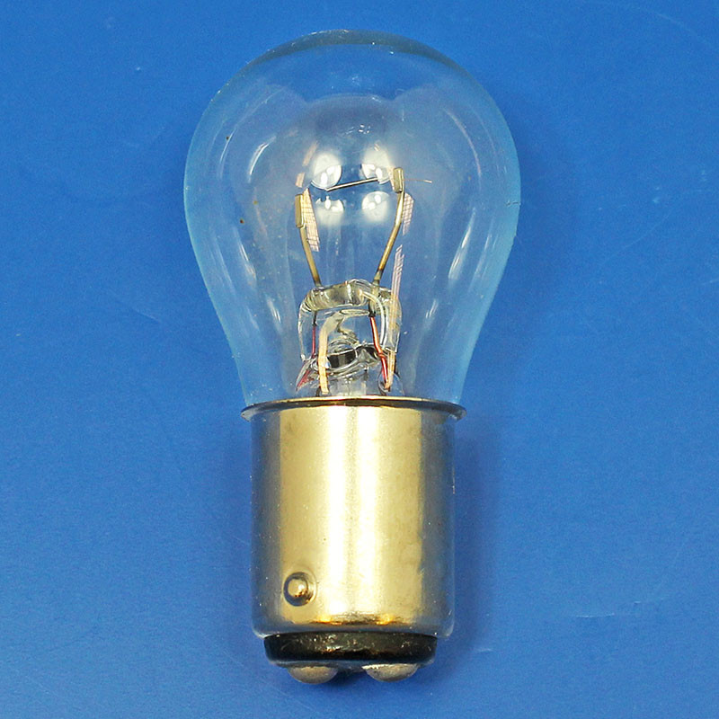 B245D: 12 Volt 10W double contact SBC BA15D base side/warning bulb ...